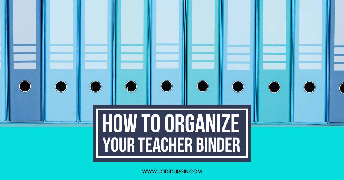 Teacher Organization Binder Ideas (Lesson Plans, Calendars, Grade Books ...