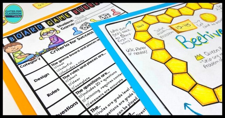 Student-Made Board Games Ideas for Elementary Teachers in 2025 ...