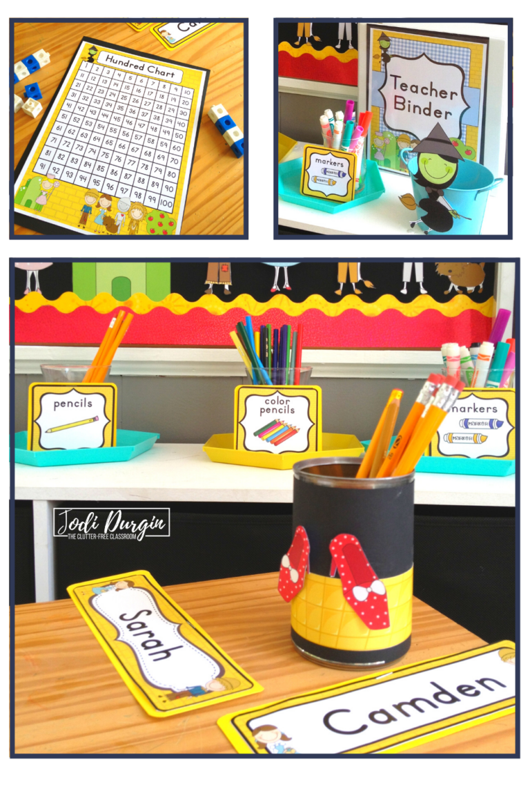Wizard of Oz Classroom Theme Ideas | Clutter-Free Classroom | by Jodi ...