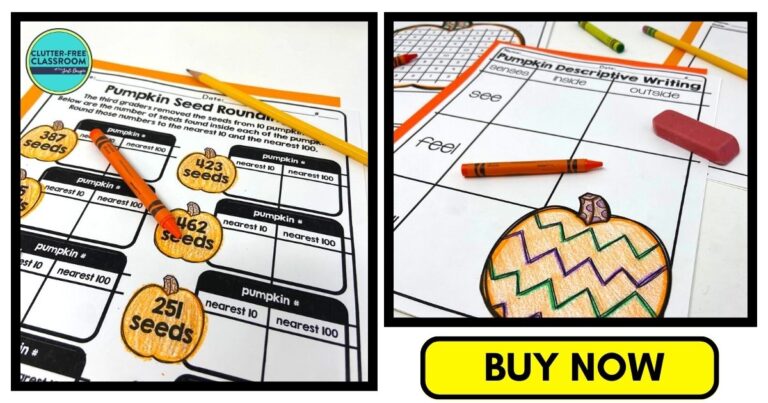Free Printable Pumpkin Activities for Elementary Teachers in 2025 ...