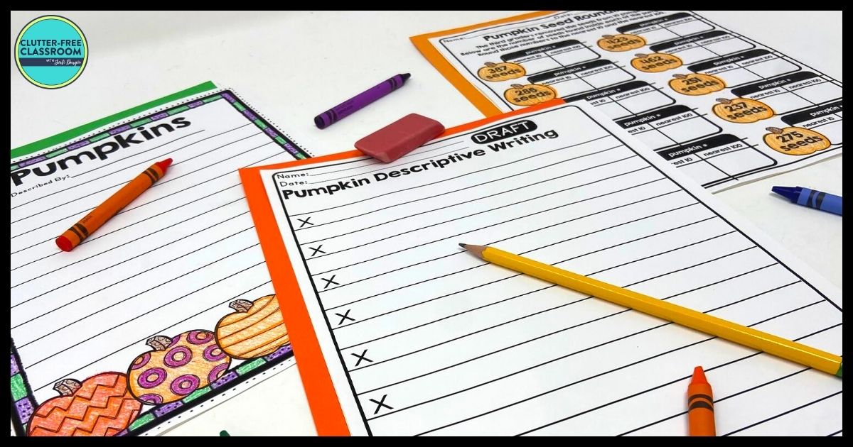 Free Printable Pumpkin Activities for Elementary Teachers in 2025 ...