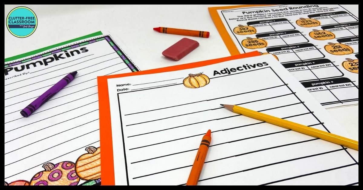 Free Printable Pumpkin Activities for Elementary Teachers in 2025 ...