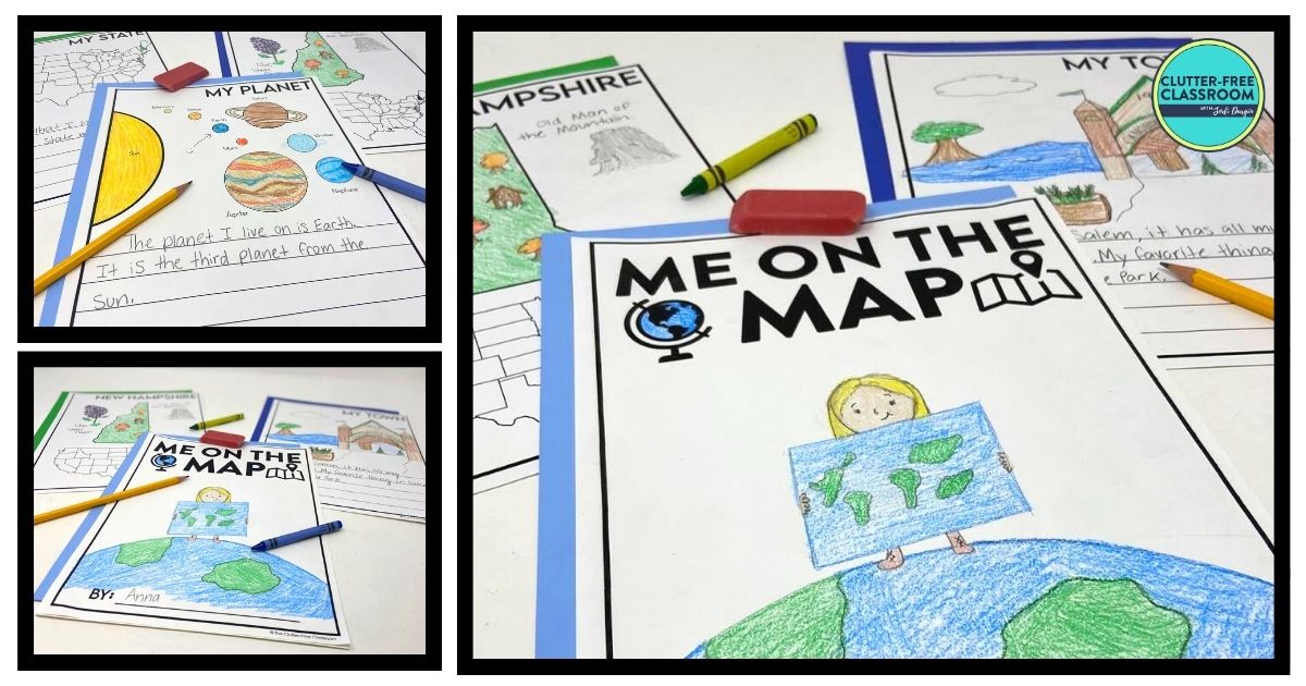 Me on the Map Activities and Printables for Elementary Teachers - 2024 ...