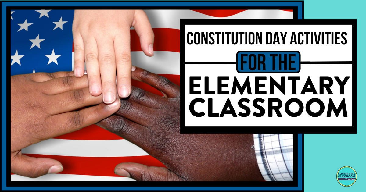 Constitution Day Activities, Books and Ideas for Elementary Teachers in ...