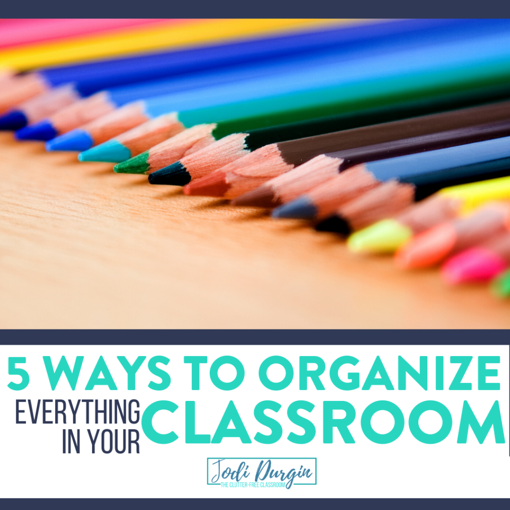 How to Organize Math Manipulatives in Your Classroom - Teaching with ...