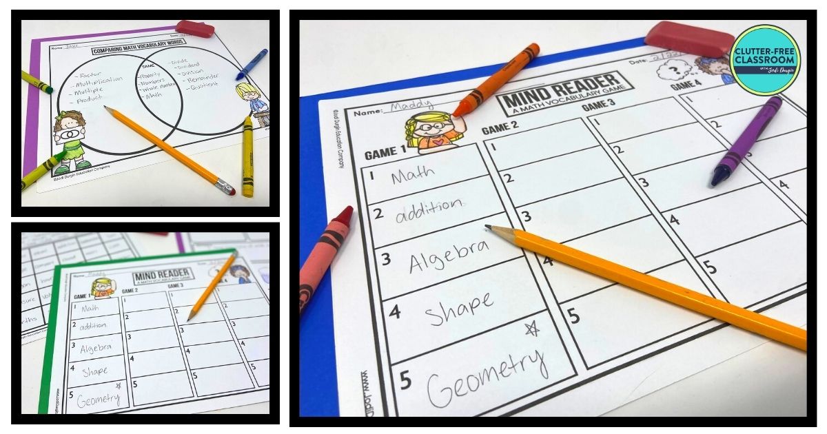 Teaching Elementary Math Vocabulary Using Math Word Walls in 2025 ...