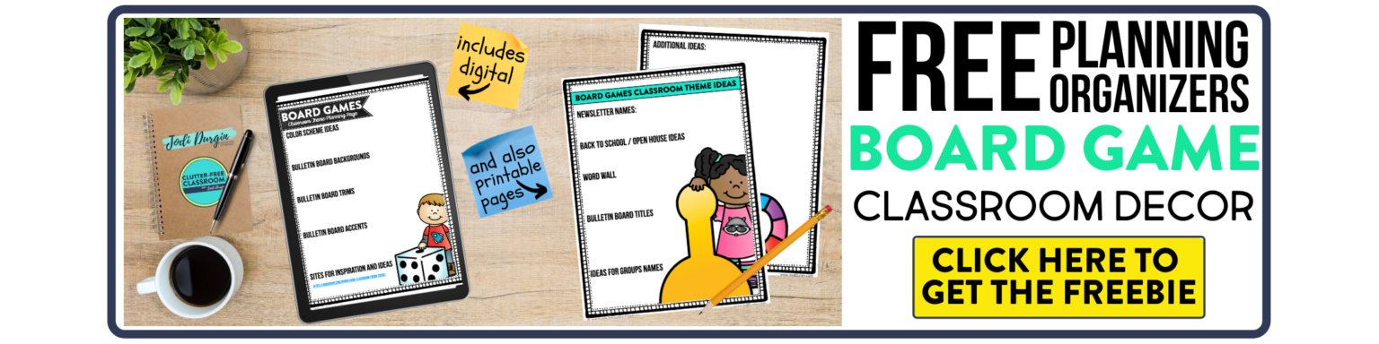 Board Game Classroom Theme Ideas for Elementary Teachers in 2026 ...