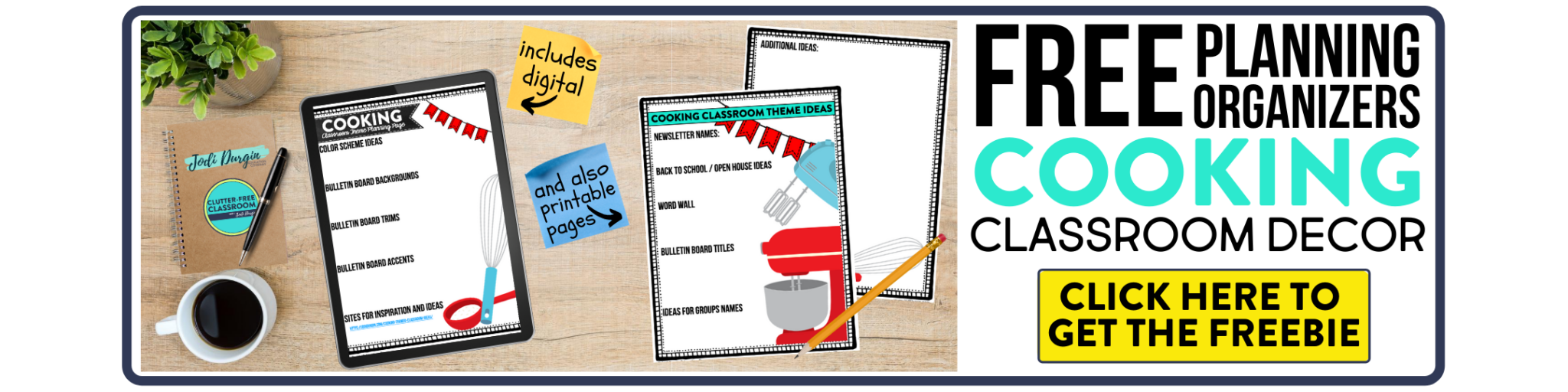 Cooking Classroom Theme Ideas for Elementary Teachers in 2026 ...