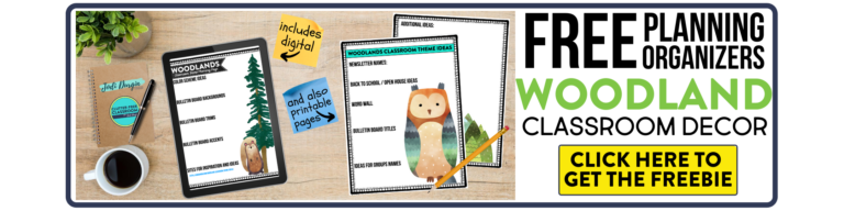 Woodland Classroom Theme Ideas for Elementary Teachers in 2026 ...
