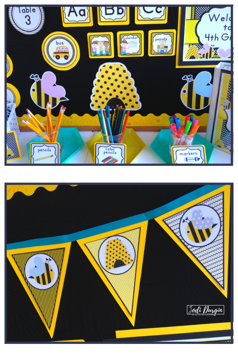 Bees Classroom Theme - Clutter-Free Classroom | by Jodi Durgin