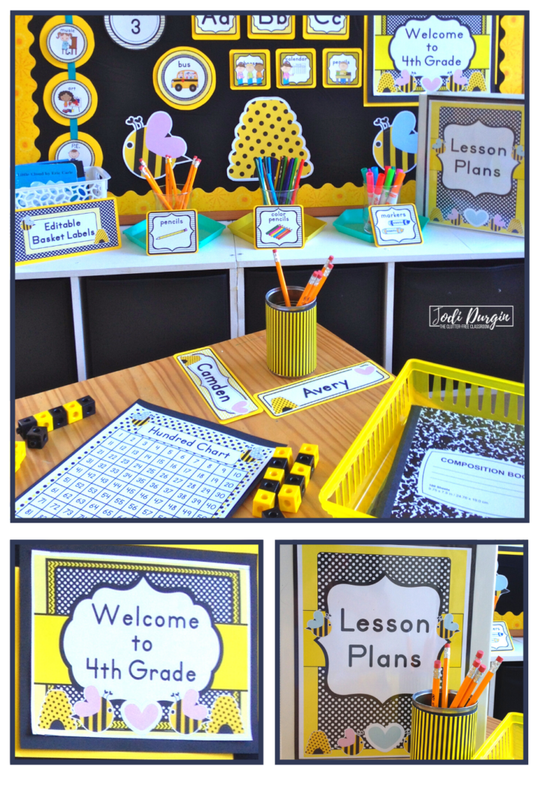 Bees Classroom Theme - Clutter-Free Classroom | by Jodi Durgin