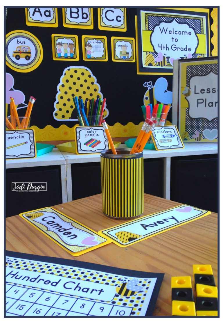 Bees Classroom Theme - Clutter-Free Classroom | by Jodi Durgin