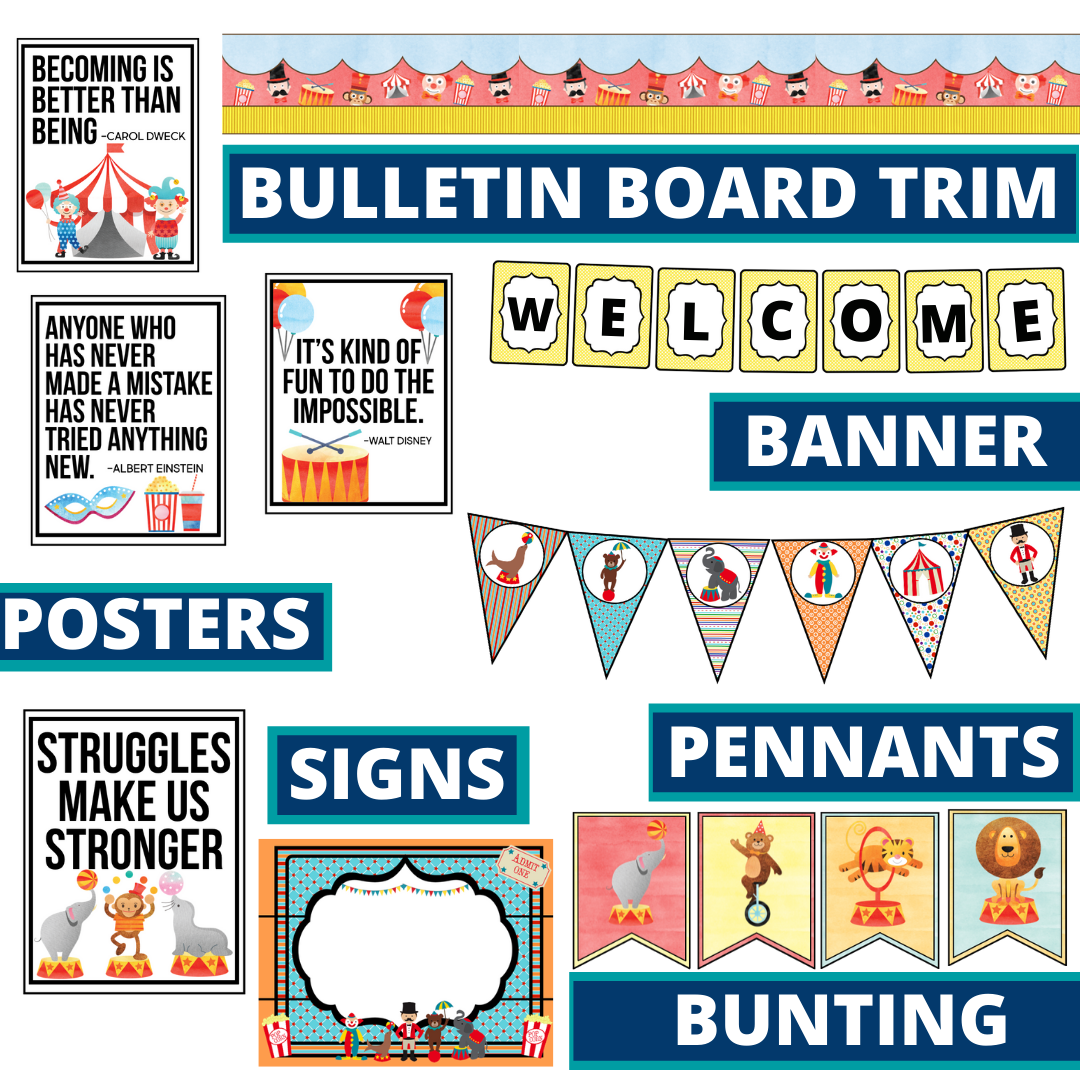 Circus or Carnival Themed Classroom Ideas for Elementary Teachers in ...