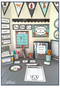 Dog Classroom Theme Ideas | Clutter-Free Classroom | by Jodi Durgin