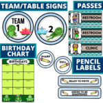 Frog Classroom Theme Ideas - Clutter-Free Classroom | by Jodi Durgin