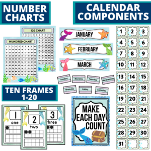 Mermaid Classroom Theme Ideas | Clutter-Free Classroom | by Jodi Durgin