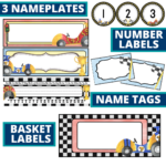 Racing Classroom Theme Ideas | Clutter-Free Classroom | by Jodi Durgin