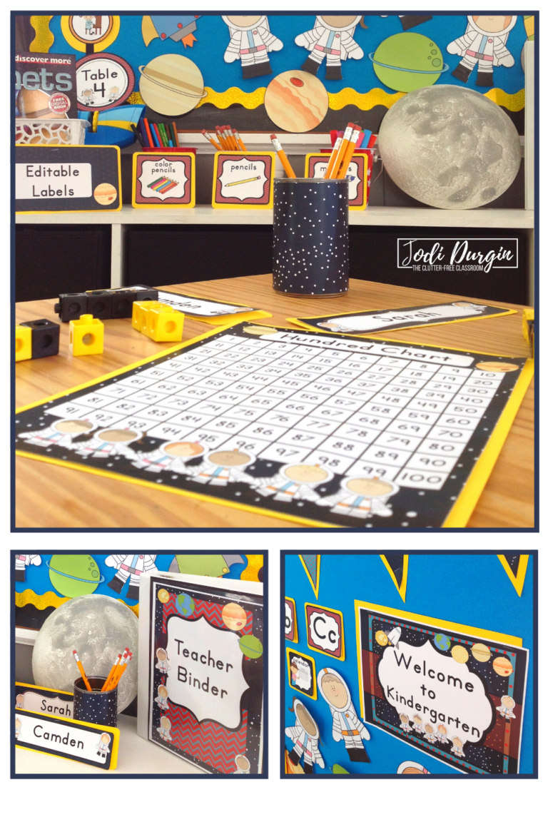 Space Classroom Theme Ideas - Clutter-Free Classroom | by Jodi Durgin