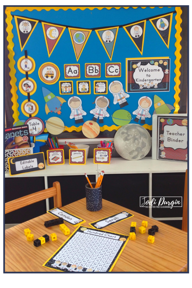 Space Classroom Theme Ideas - Clutter-Free Classroom | by Jodi Durgin