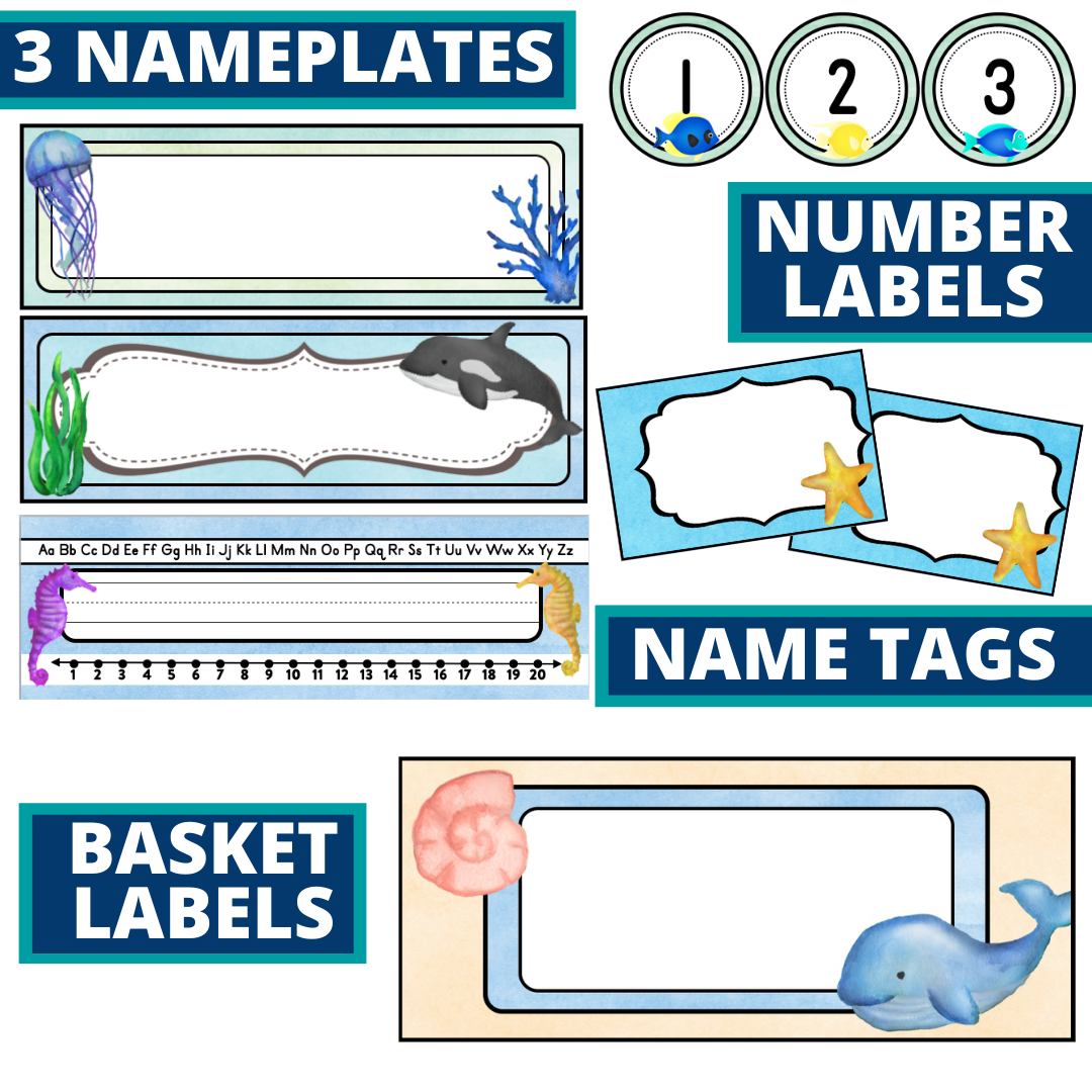 Under the Sea Classroom Theme Ideas - Clutter-Free Classroom | by Jodi ...