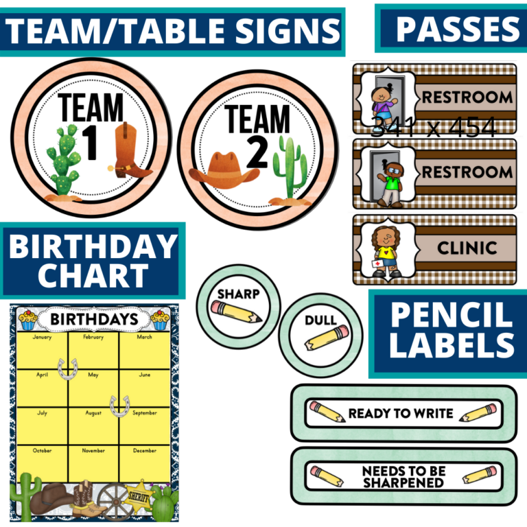 Western Classroom Theme Ideas - Clutter-Free Classroom | by Jodi Durgin