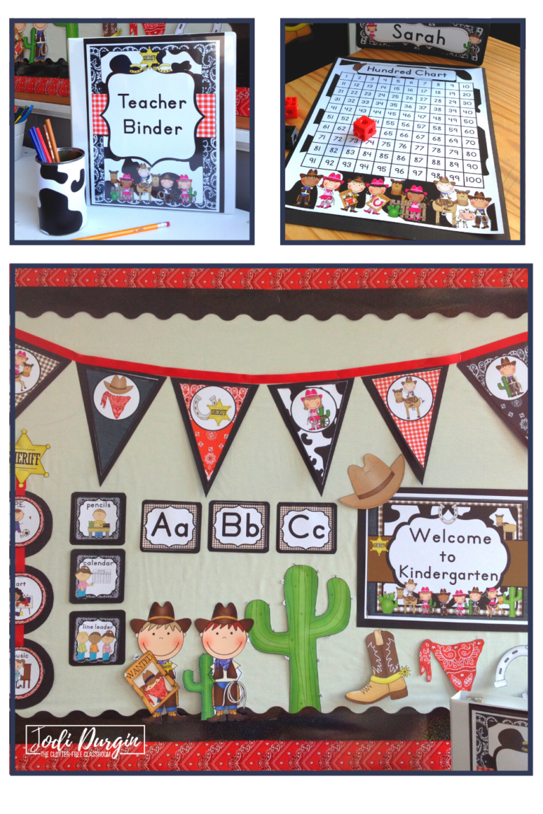 Western Classroom Theme Ideas - Clutter-Free Classroom | by Jodi Durgin