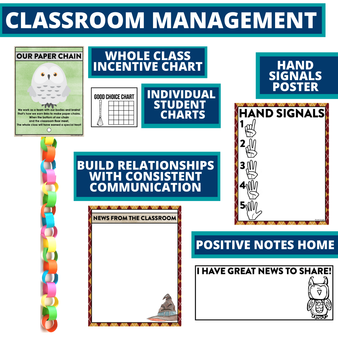Wizard Classroom Theme Ideas - Clutter-Free Classroom | by Jodi Durgin