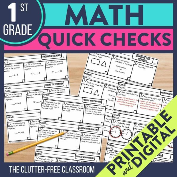 First Grade Math Activities for 2025 - Teaching with Jodi Durgin and ...