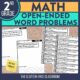 Open Ended Math Questions and Problems for Elementary Students ...