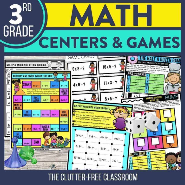 Third Grade Math Activities for 2025 - Teaching with Jodi Durgin and ...