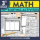 Math Sorting Activity Ideas for 1st, 2nd and 3rd Grade Teachers ...