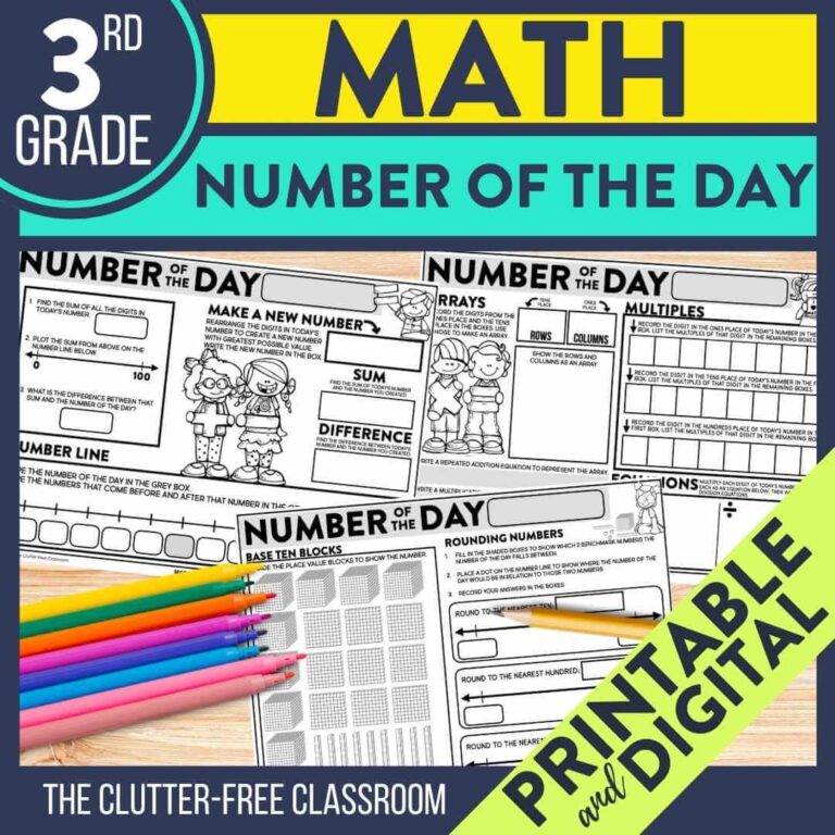 Third Grade Math Activities for 2025 - Teaching with Jodi Durgin and ...