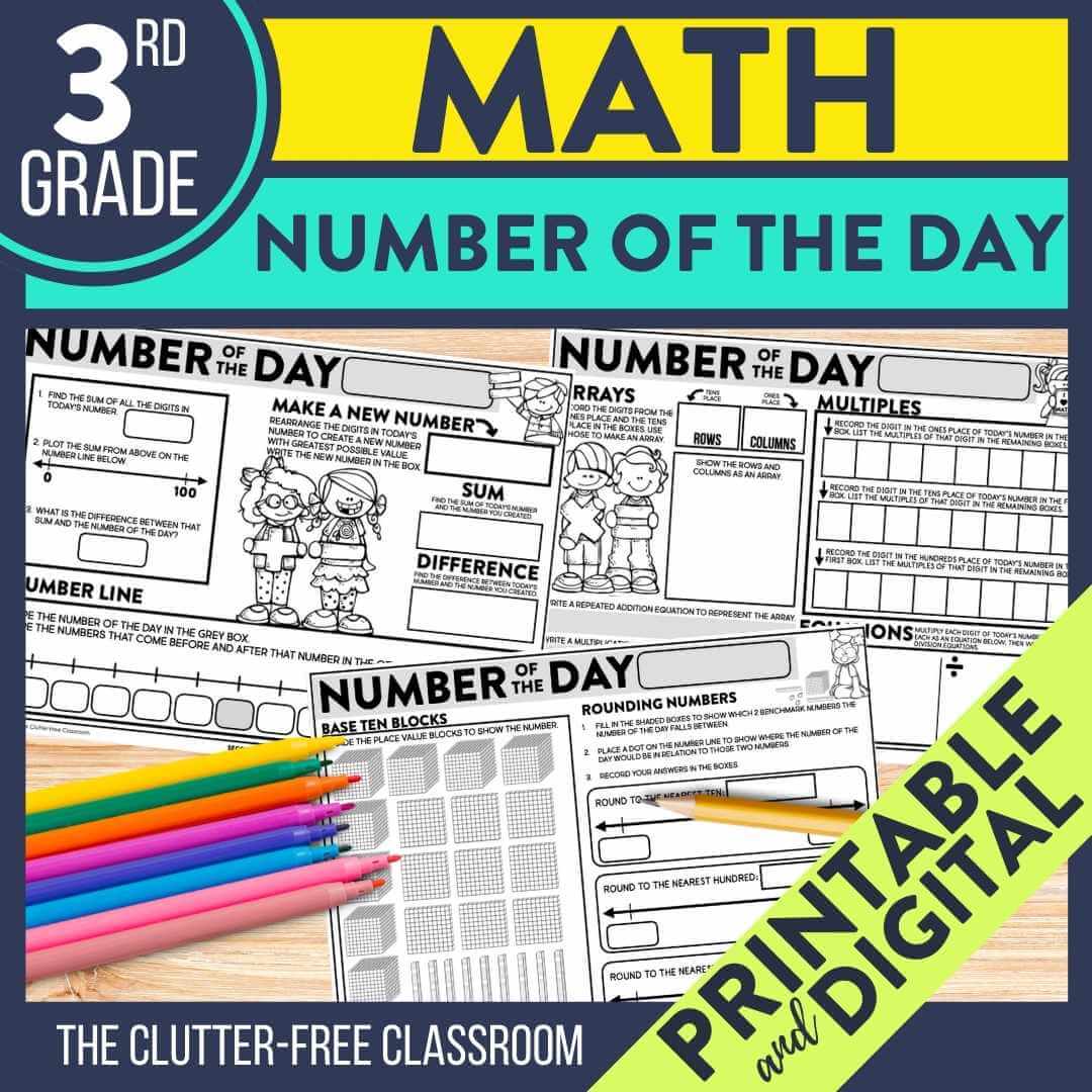 Third Grade Math Activities for 2025 - Teaching with Jodi Durgin and ...
