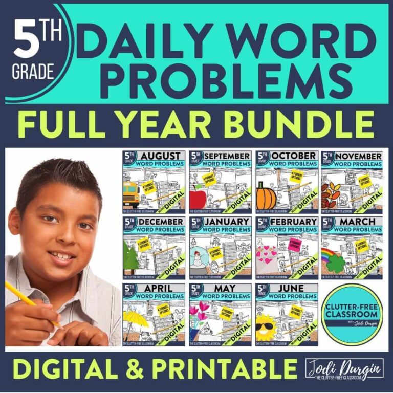 How to Teach Word Problems: Strategies for Elementary Teachers ...