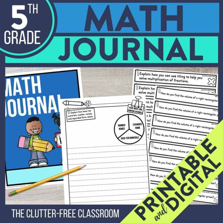 Elementary Math Journal Ideas that Get Kids Writing in Math in 2025 ...