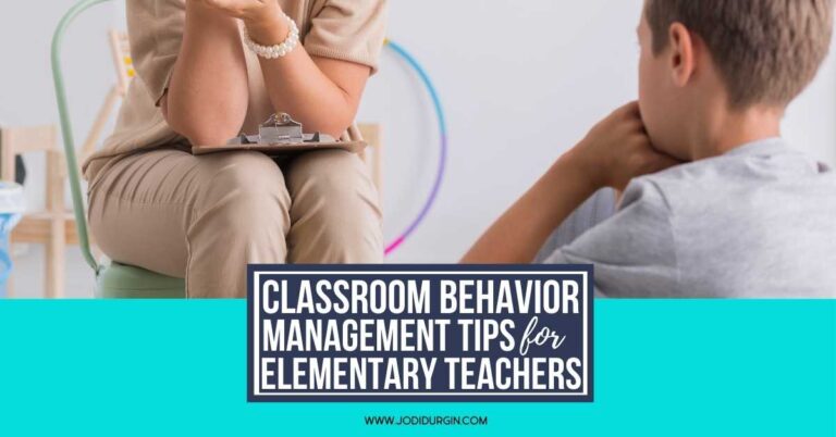 5 Classroom Behavior Management Systems for Elementary Teachers ...
