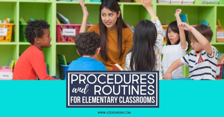 Classroom Procedures and Routines: The Secret to Improving Classroom ...