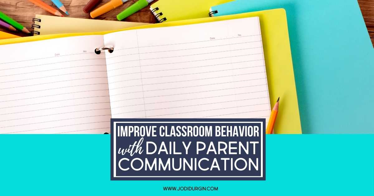 Behavior Logs for Students: A Daily Parent Communication Tool for 2026 ...