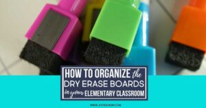 Whiteboard Organization and Management Ideas for the Classroom ...