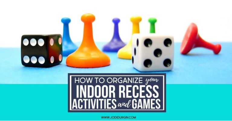 Indoor Recess Ideas for Elementary Teachers in 2026 - Teaching with ...