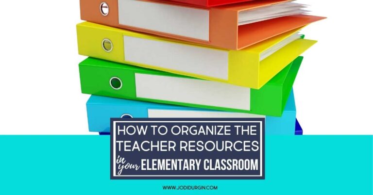 Organizing Teaching Materials: How to Organize Your Teacher Resources ...