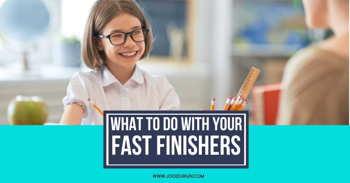 Fast Finisher Activities and Ideas for Elementary Teachers in 2025 ...