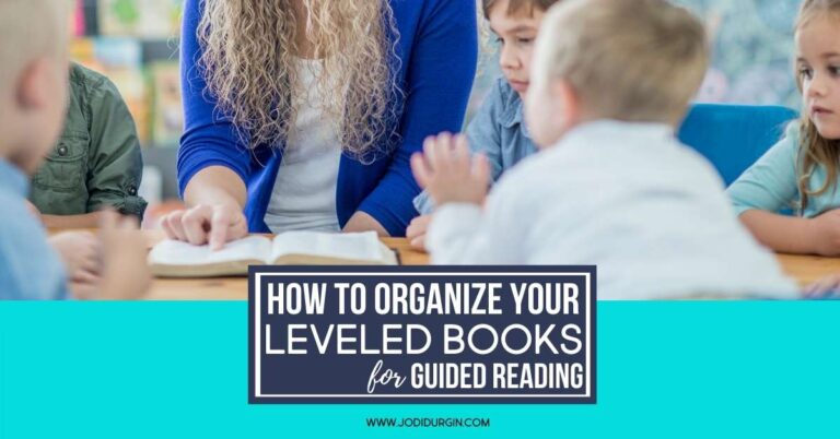 How to Organize Your Leveled Classroom Library for Guided Reading ...