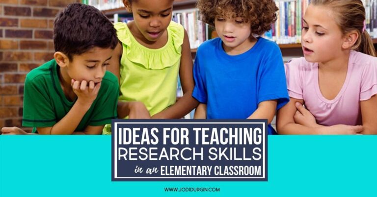 How to Teach Research Skills to Elementary Students in 2025 - Teaching ...