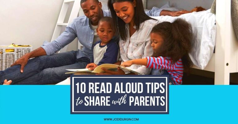 10 Read Aloud Tips for Parents: Share these with Students' Families ...
