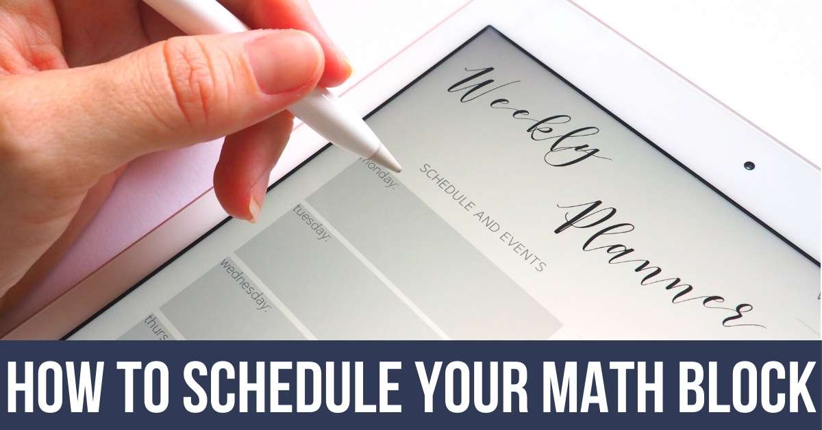 Daily Math Block Schedule Examples for Guided Math Workshop - Teaching ...