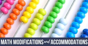 100+ Math Accommodations for Elementary Teachers - Teaching with Jodi ...
