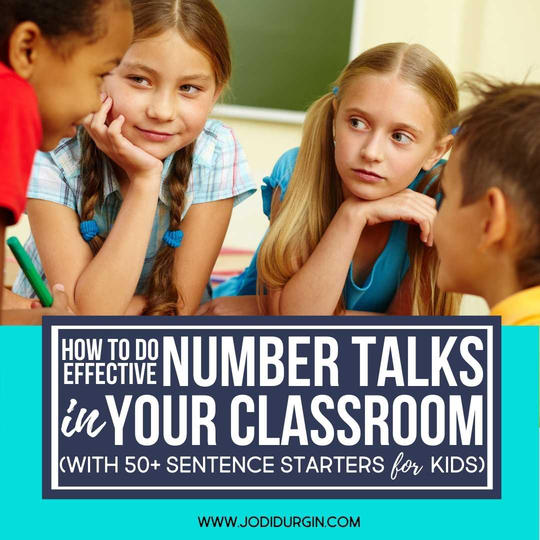 Number Talks Increasing Math Talk In Your Elementary Classroom Number Talks Increasing Math Talk In Your Elementary Classroom