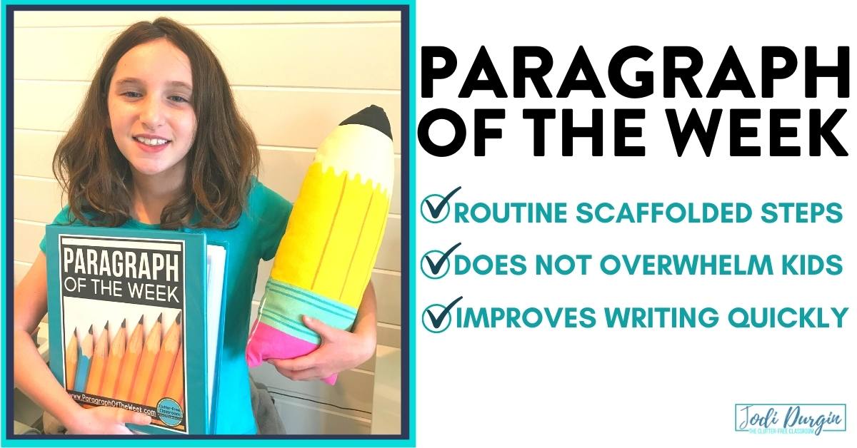 Paragraph Of The Week: Improve Student Writing Quickly & Easily in 2025 ...