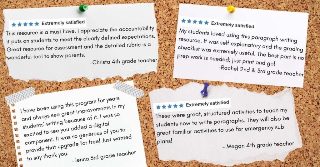 Paragraph Writing Help For 4th Grade 4 Square Writing Method
